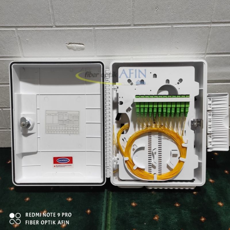 Jual odp 16 c model paz/litech lengkap pigtail sc - apc dan adapter sc ...