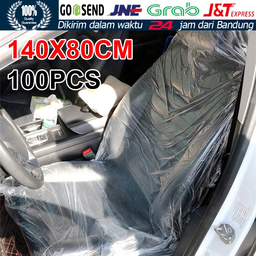 Jual 100PCS Disposable Car Seat Cover Plastic Jok Mobil Plastik Tebal ...