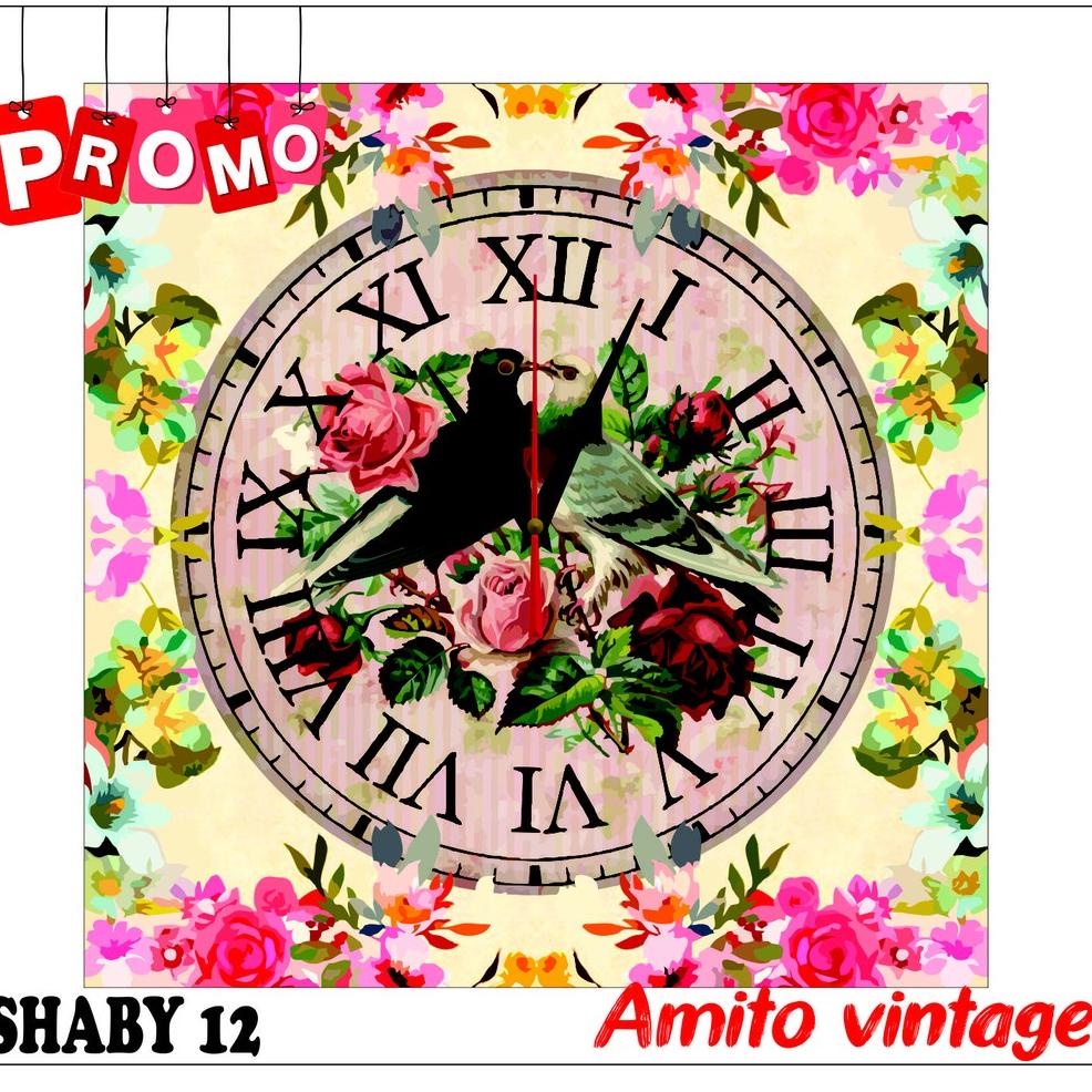 Jual Jam Dinding Shaby 12 ( Walldecor ) Wood –DDS.18Oc22ˣ | Shopee ...