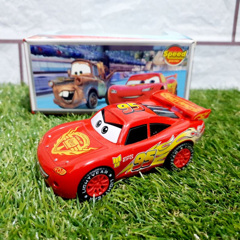 Jual DIECAST MOBIL CARS MC QUEEN PULLBACK ALLOY - MINIATUR LIGHTNING ...