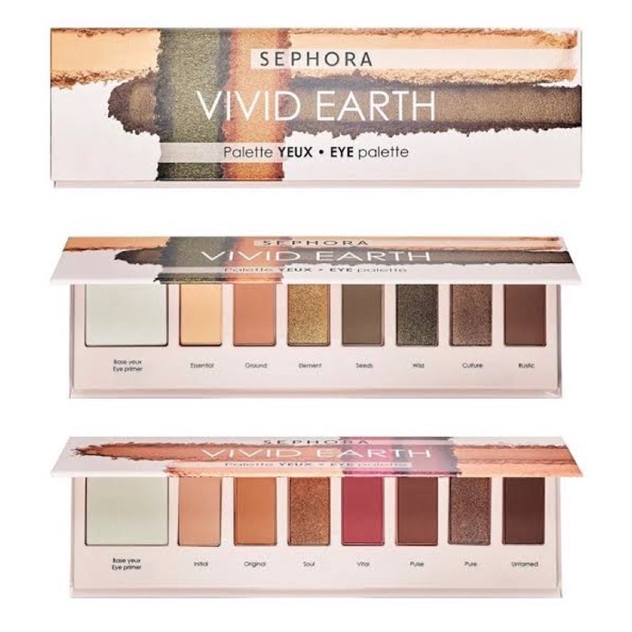 Jual SEPHORA Vivid Earth Eye Shadow & Primer Palette Original - Canyon ...