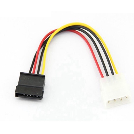 Jual Kabel Power Sata - Single Cable 4-pin | Shopee Indonesia