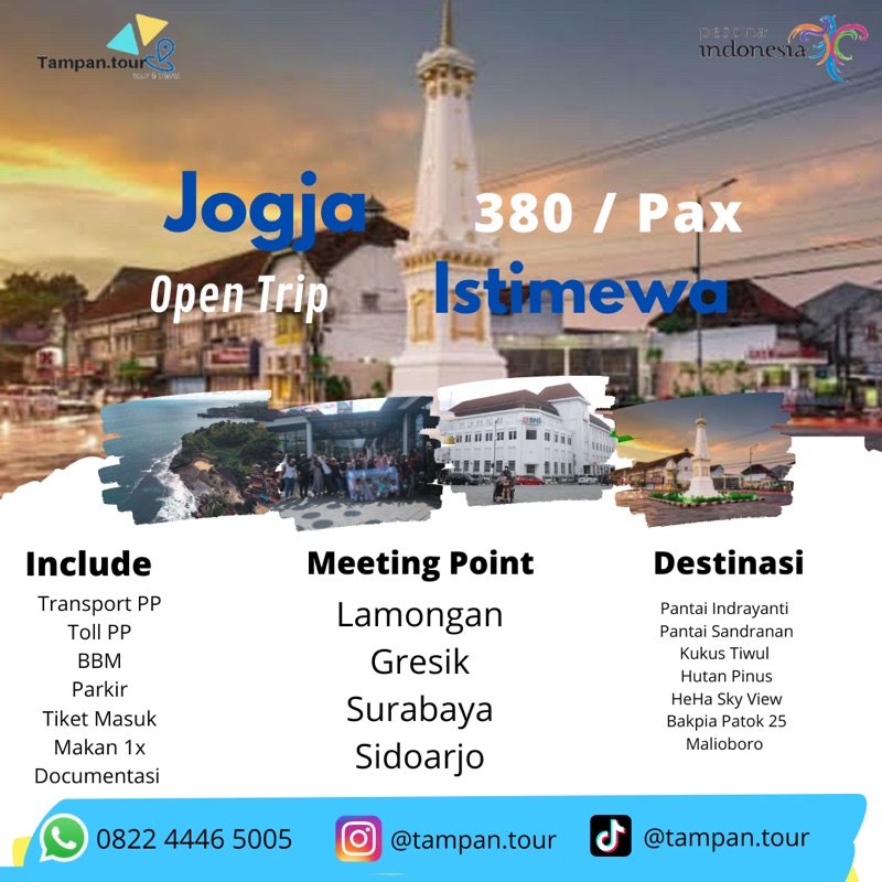 Jual Open Trip Jogja Istimewa | Shopee Indonesia