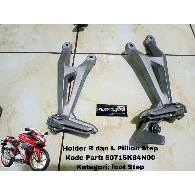 Jual Step belakang CBR250RR holder arm R & L pillion step cbr 250rr ...
