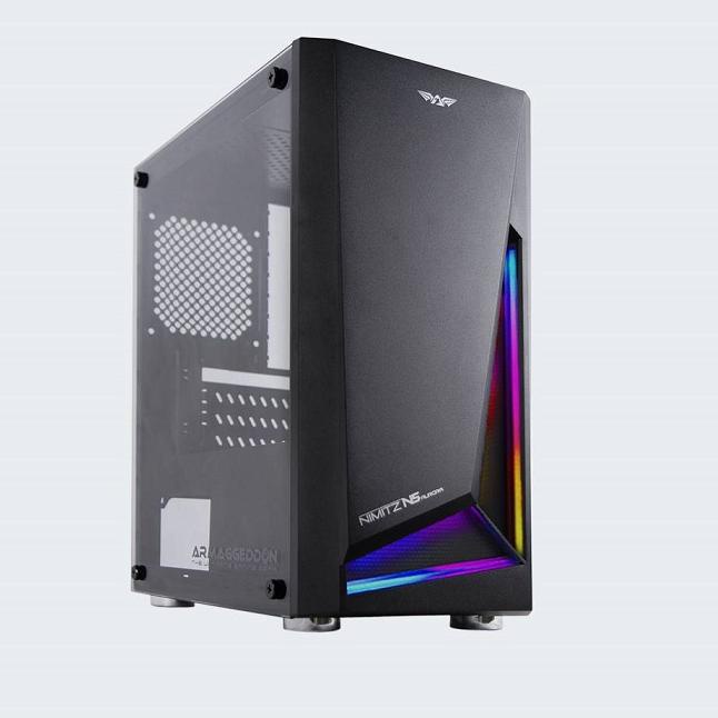 Jual Model Terkini LEKQ7 Casing Gaming PC Armageddon Nimitz N5 Aurora ...