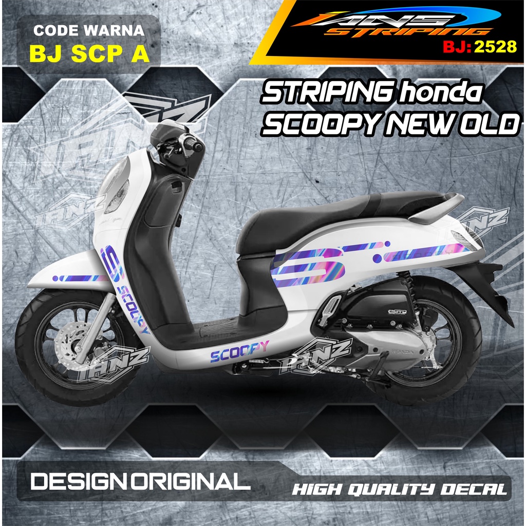 Jual STICKER DECAL HONDA SCOOPY FULL BODY / STICKER VARIASI SCOOPY ...