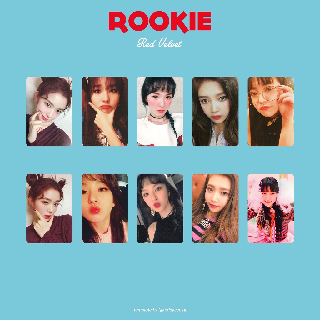 Jual OFFICIAL RED VELVET ROOKIE PHOTOCARD | Shopee Indonesia