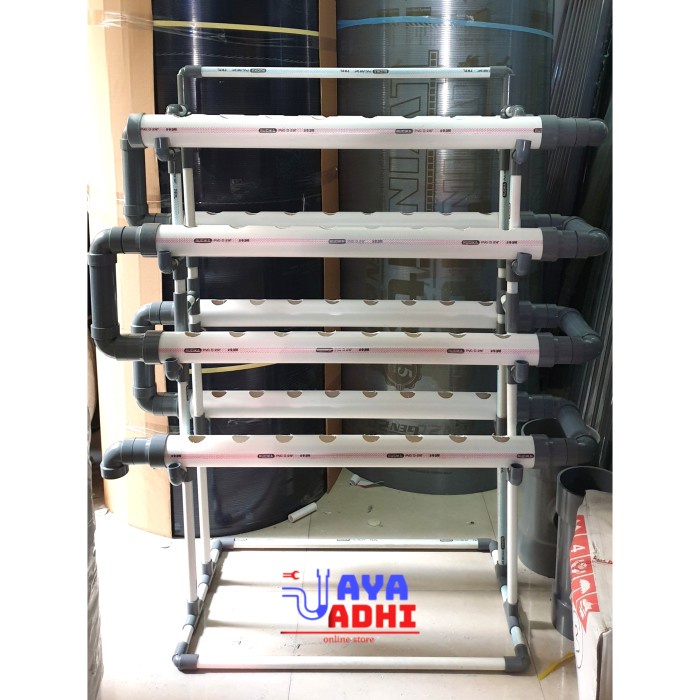 Jual Hidroponik Set Pipa + Rak - 64 / 72 lubang | Shopee Indonesia