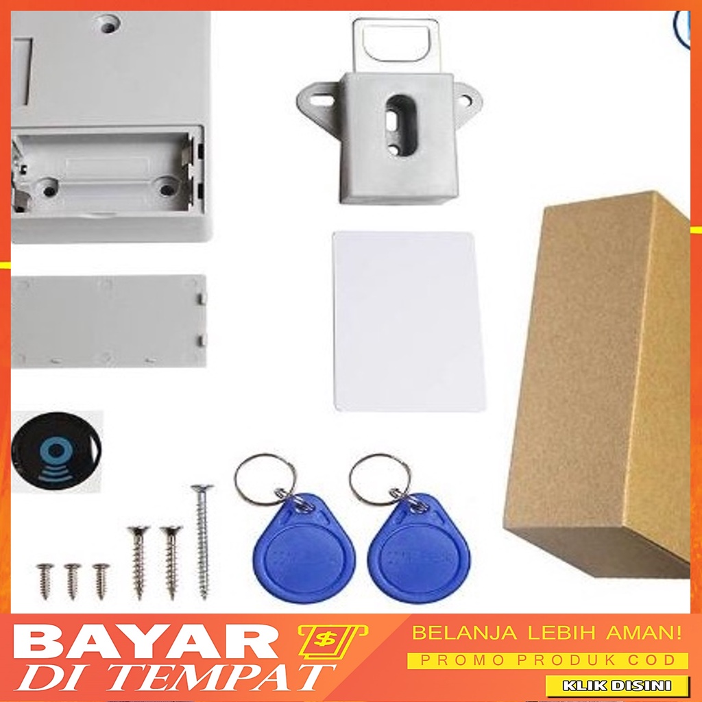 Jual Kunci Lemari Laci Kabinet Sensor RFID Digital Lock Hidden Security ...