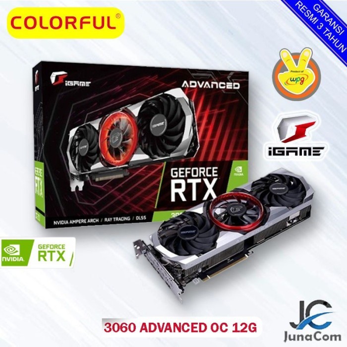 Jual Colorful Geforce RTX 3060 Advanced OC 12GB - 12 GB GDDR6 - LHR ...