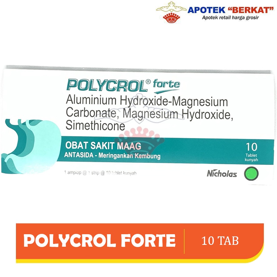 Jual POLYCROL FORTE TAB STRIP 10 TABLET | Shopee Indonesia