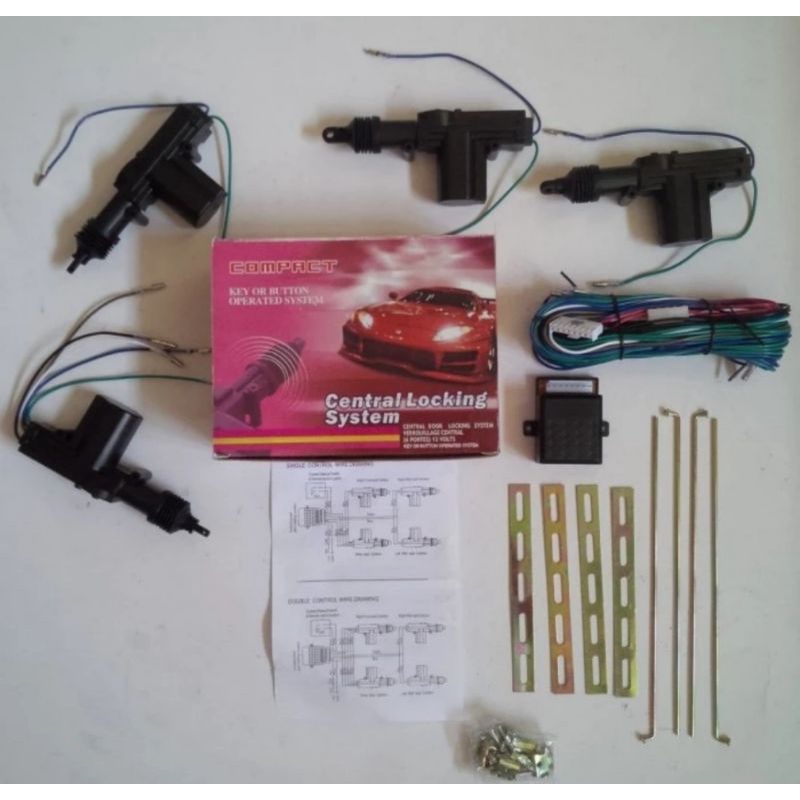 Jual Central lock/Sentral lock/Door lock pistol set Universal Compact ...