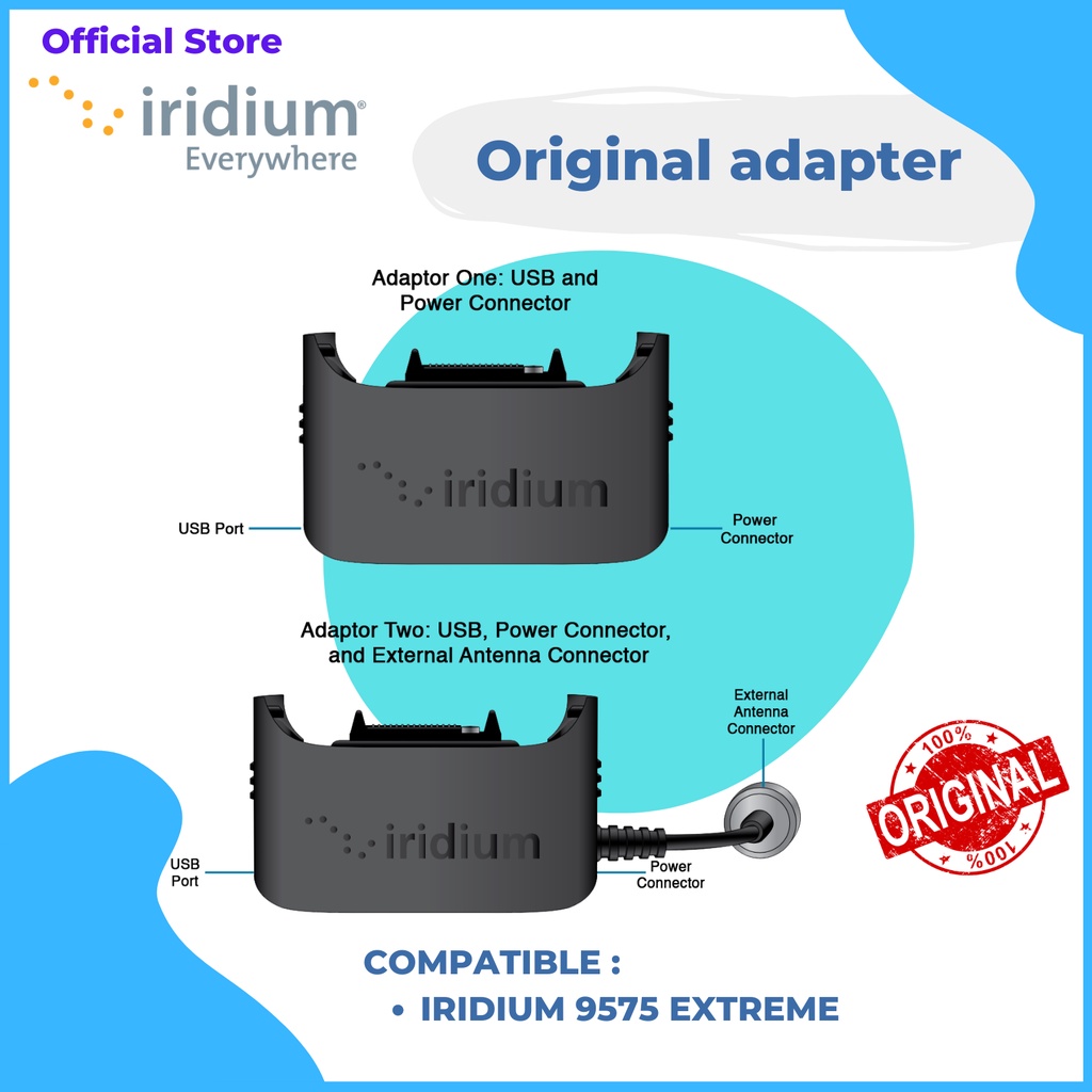 Jual Iridium 9575 Antenna Adapter with TNC & power connector (Konektor ...