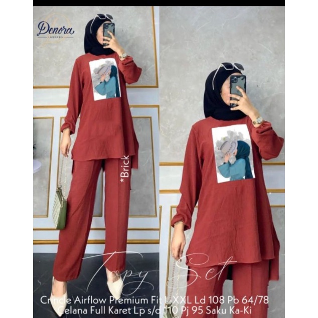 Jual topy set by denora | Shopee Indonesia