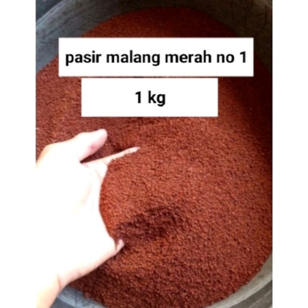 Jual Pasir Malang Merah no. 1 (halus) 1kg | Shopee Indonesia