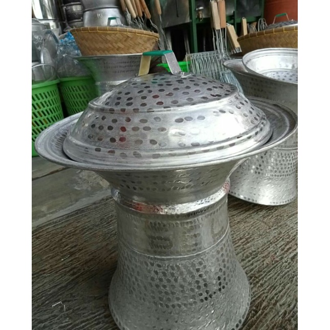 Jual Seeng dangdang almunium+tutup fre kukusan bambu | Shopee Indonesia