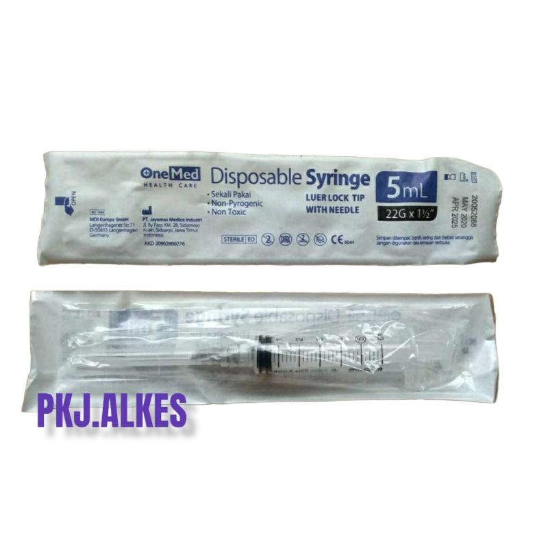 Jual SYRINGE 5CC ONEMED ECER SPUIT 5ML | Shopee Indonesia