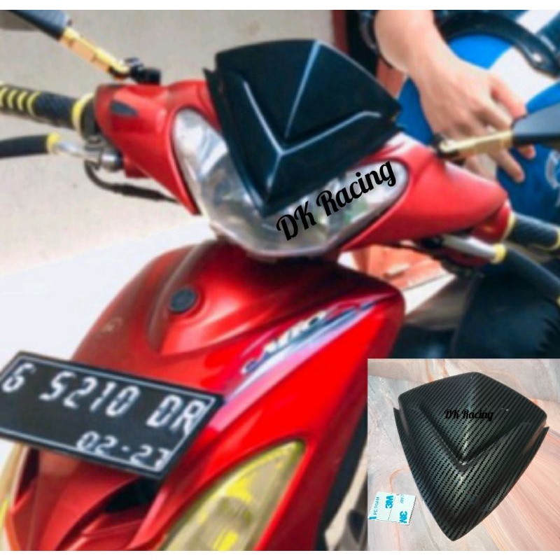 Jual VISOR MIO SPORTY MIO SMILE CARBON WINSIL / WINDSHIELD MIO SPORTY ...