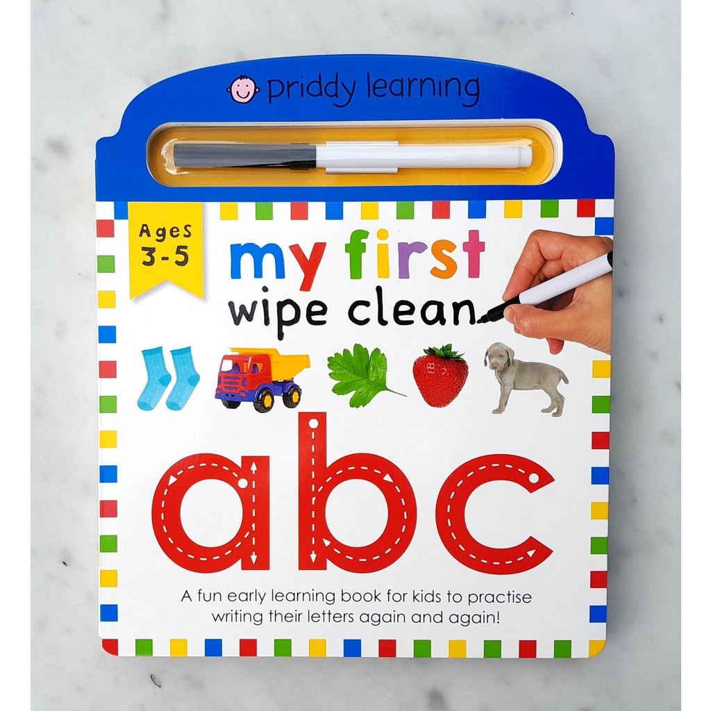 Jual Priddy Learning: My First Wipe Clean ABC - Ages 3-5 Activity Book - Buku Edukasi Aktivitas ...