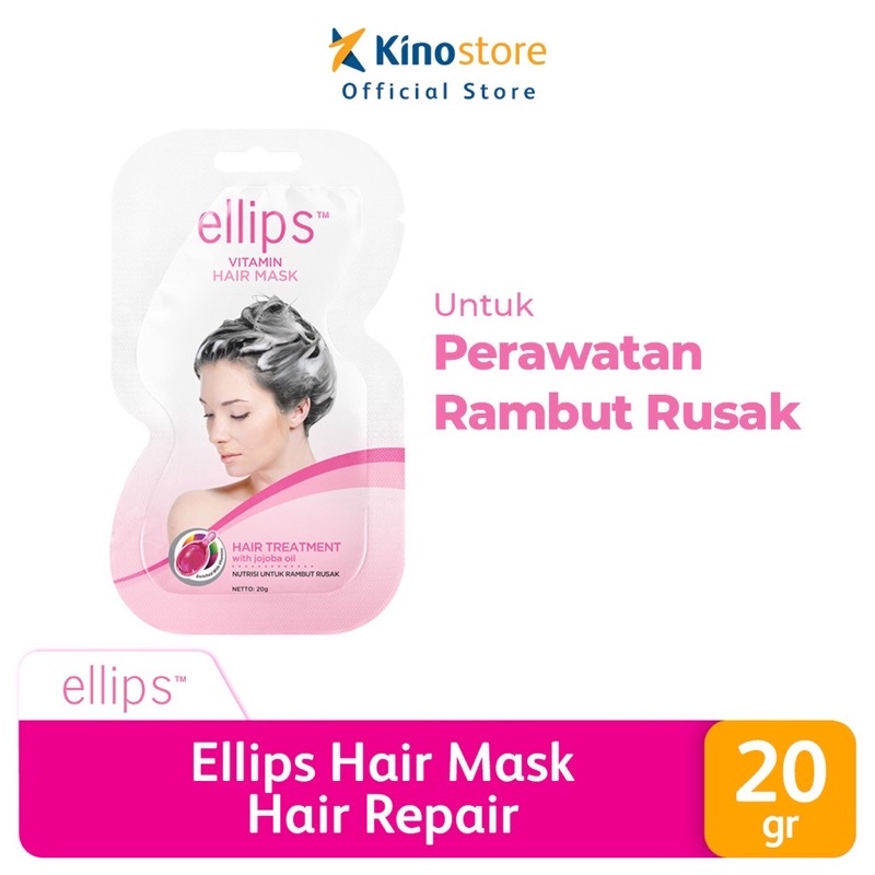 Jual ELLIPS Vitamin Hair Mask Sachet 20gr | With Pro Keratin Sachet ...