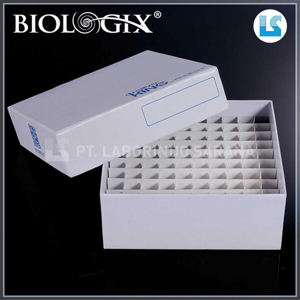 Jual Cryobox White 2 Inch (box sampel tabung 1,5 ml) 81 Well Biologix ...