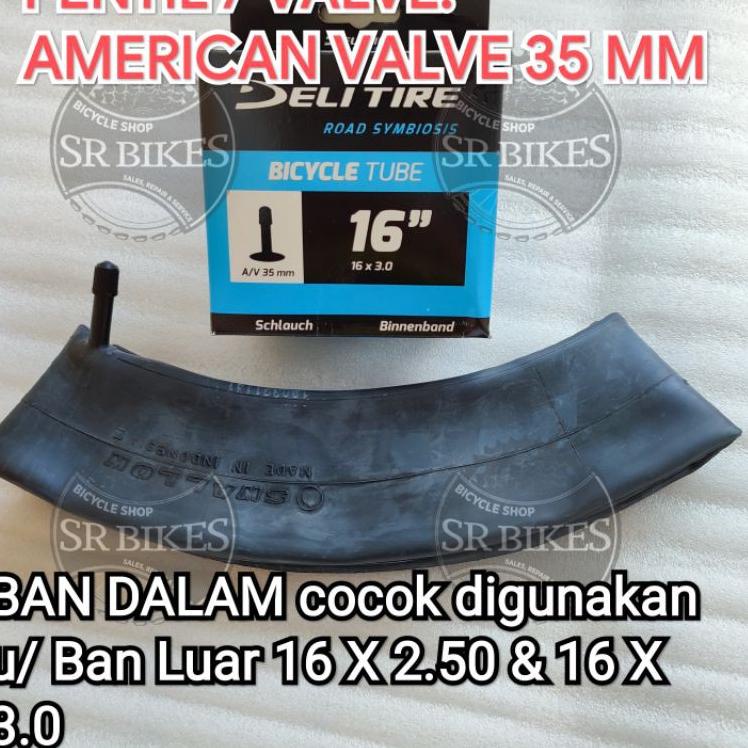 Jual SMO.18Oc22ᴼ ‑ Ban Dalam 16 x 2.50 / 3.0 Sepeda Listrik Selis BMX FAT BIKE. DELI TIRE ...