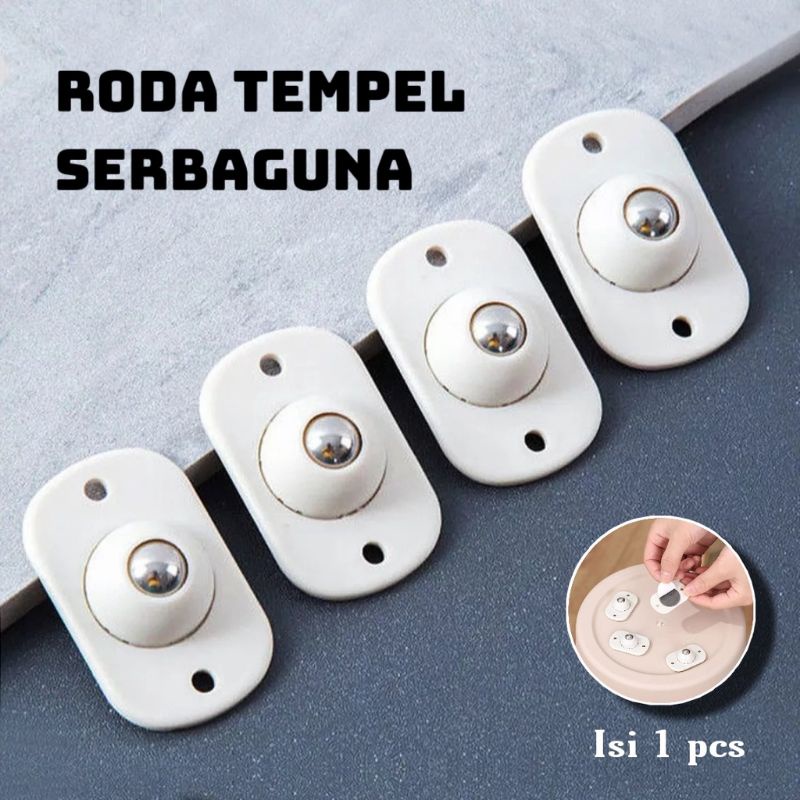 Jual RODA TEMPEL MINI SERBAGUNA / RODA TROLI 360 STAINLESS UNIVERSAL ...