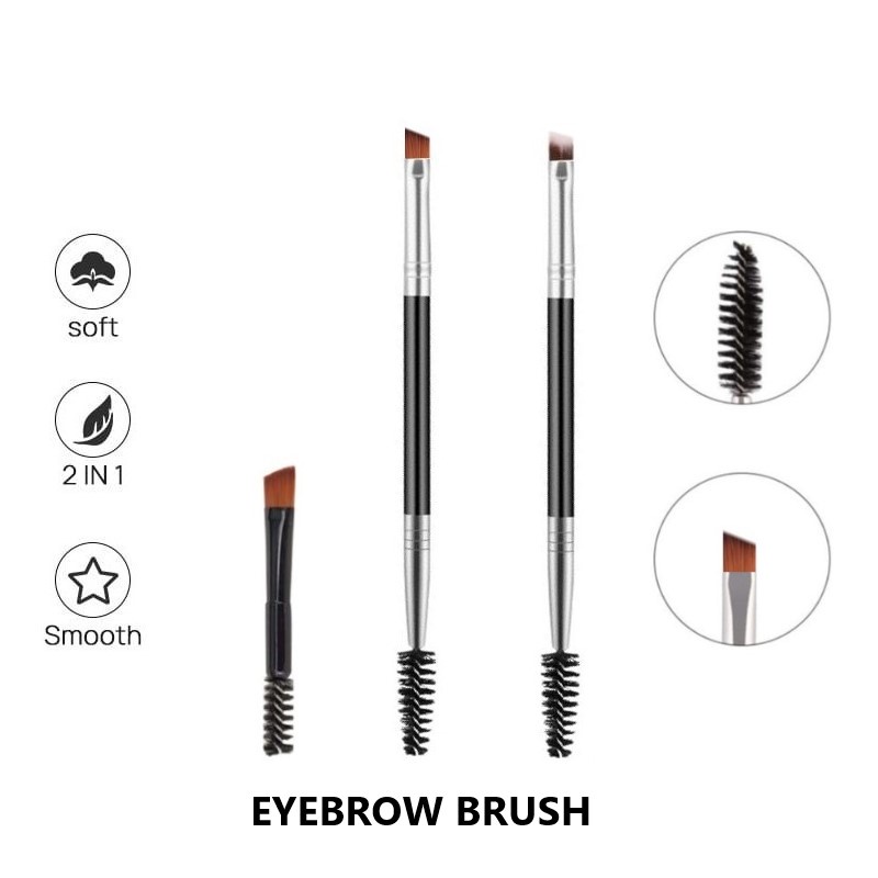 Jual KUAS ALIS C017 681 MAKE UP EYEBROW BRUSH DOUBLE HEADED BAHAN ...