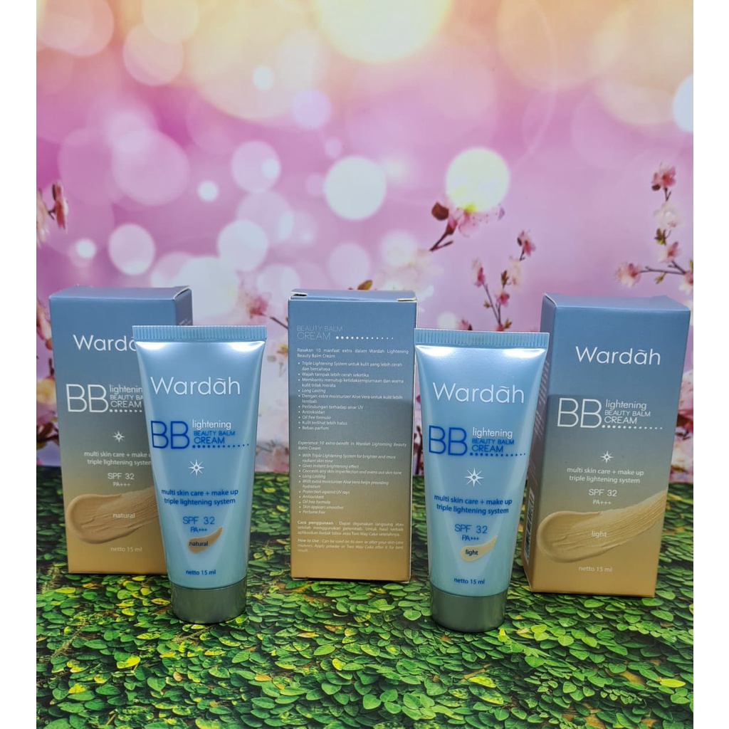 Jual WARDAH BB CREAM SERIES 15ML / EVERYDAY BB CREAM 15ML / WARDAH LIGHTENING BB CREAM SPF 32 PA ...
