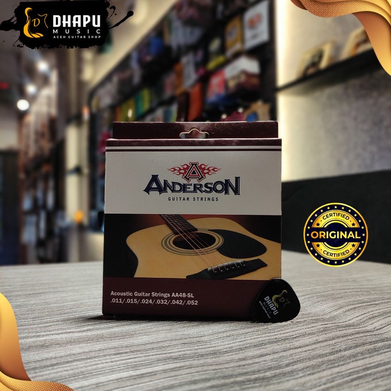 Jual Senar Gitar Akustik Anderson AA48-SL 011-052 Original - Dhapu Music | Shopee Indonesia
