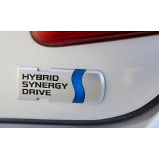 Jual Logo Emblem Hybrid Synergy Drivel / Emblem tempel Hybrid Model D ...