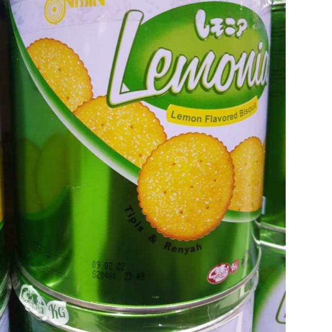 Jual SALE Nissin Lemonia 700gr-Nissin Lemonia Kaleng-Biskuit Kaleng ...