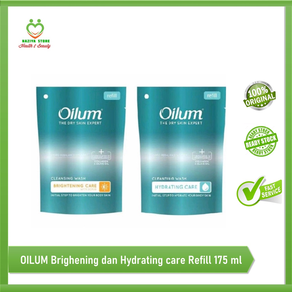 Jual OILUM Collagen Refill Body Wash Hydrating & Brightening Care 175ml ...