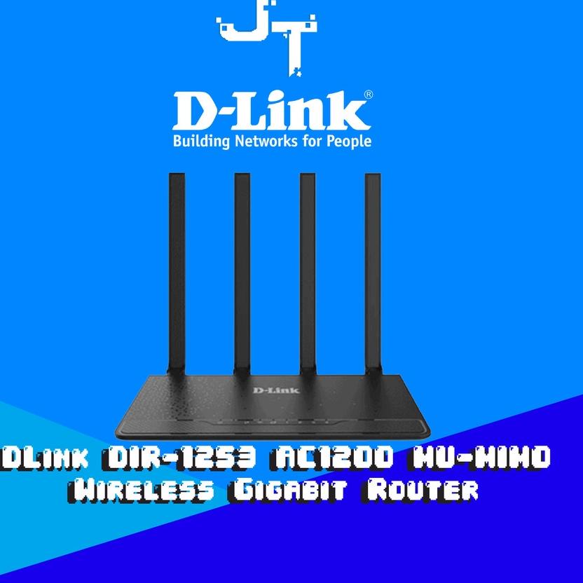 Jual Buy here--D-Link DIR-1253 AC1200 MU-MIMO Dual-Band Gigabit Mesh Supported Wireless Router ...