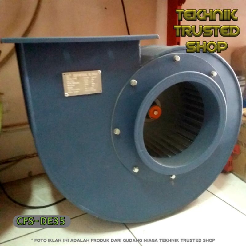 Jual Centrifugal blower hisap CFS DE35 3000w 380v Exhaust fan keong ...