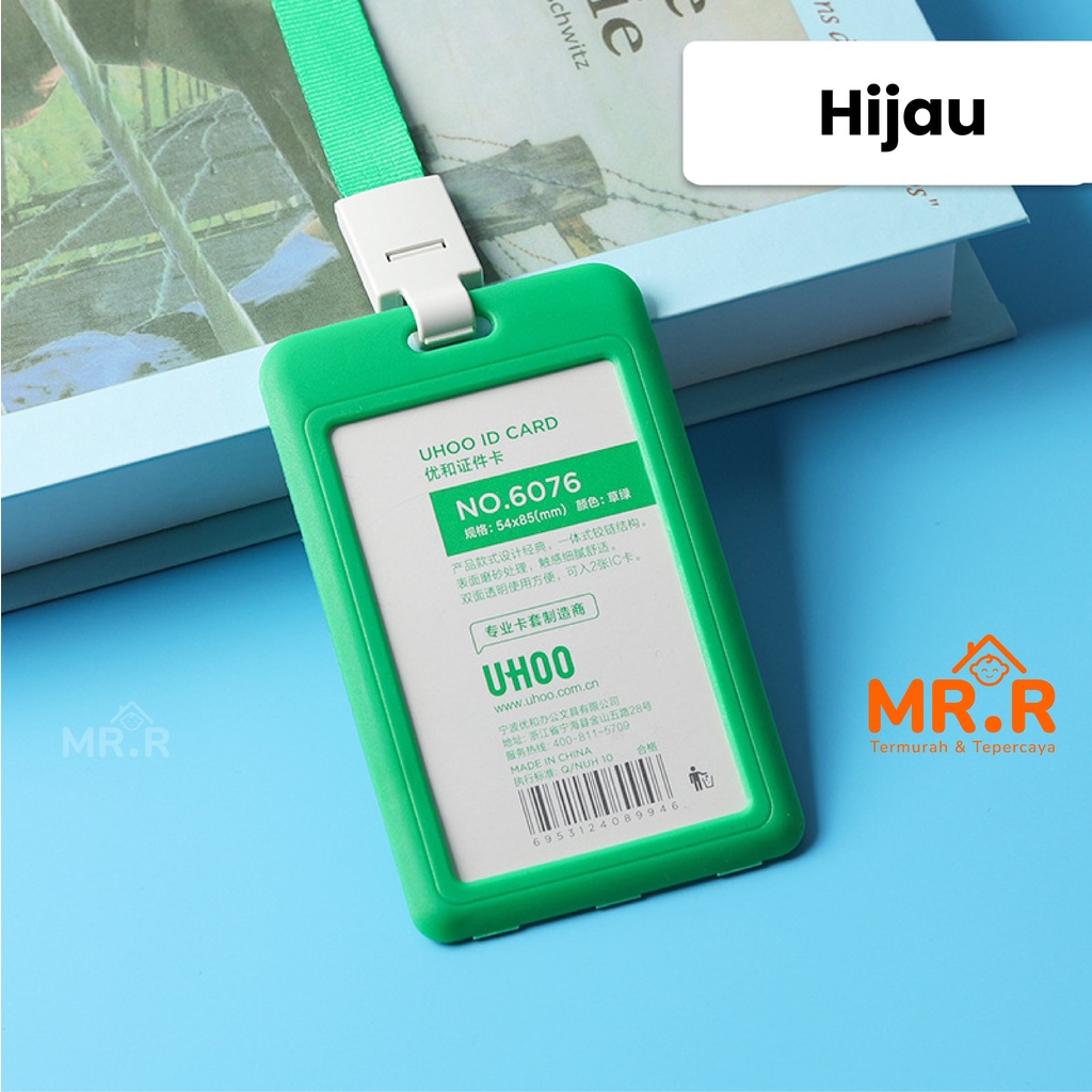 Jual Gantungan Name Tag ID Card Holder Lanyard Pods Tanda Pengenal ...