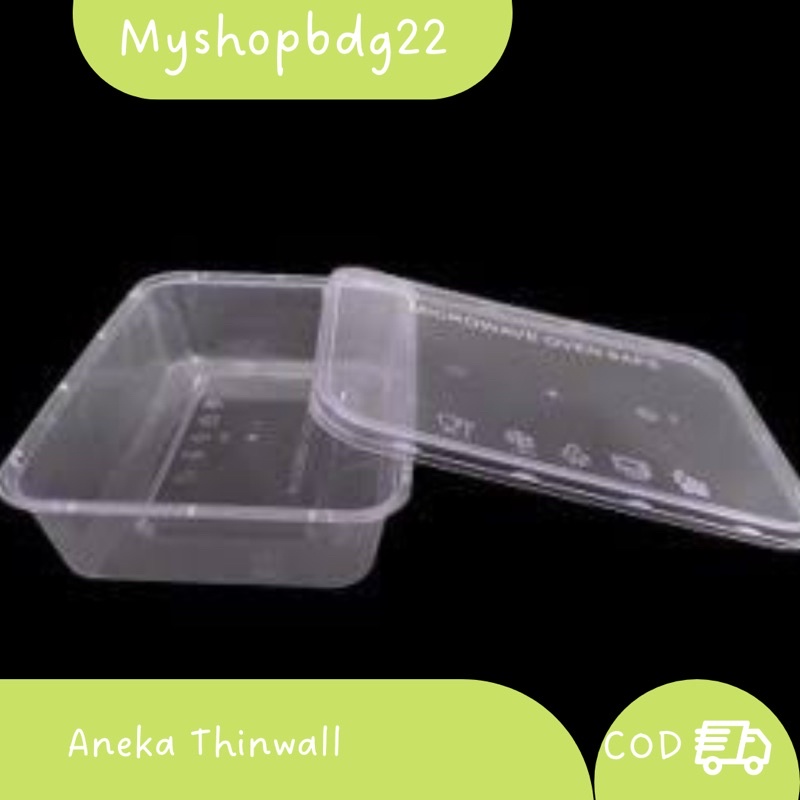 Jual Thinwall Plastik / Cup Makanan / Box Makanan / Box Catering / Dus ...