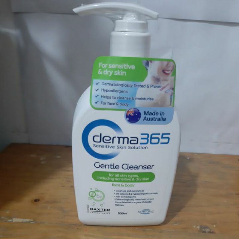 Jual Sabun Derma 365 Gentle Cleanser 100 ml 250 ml 500 ml 1000 ml ...