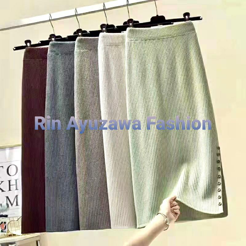 Jual RAF Rok Rajut Panjang Maxi Slim ( Rajut Premium ) | Shopee Indonesia