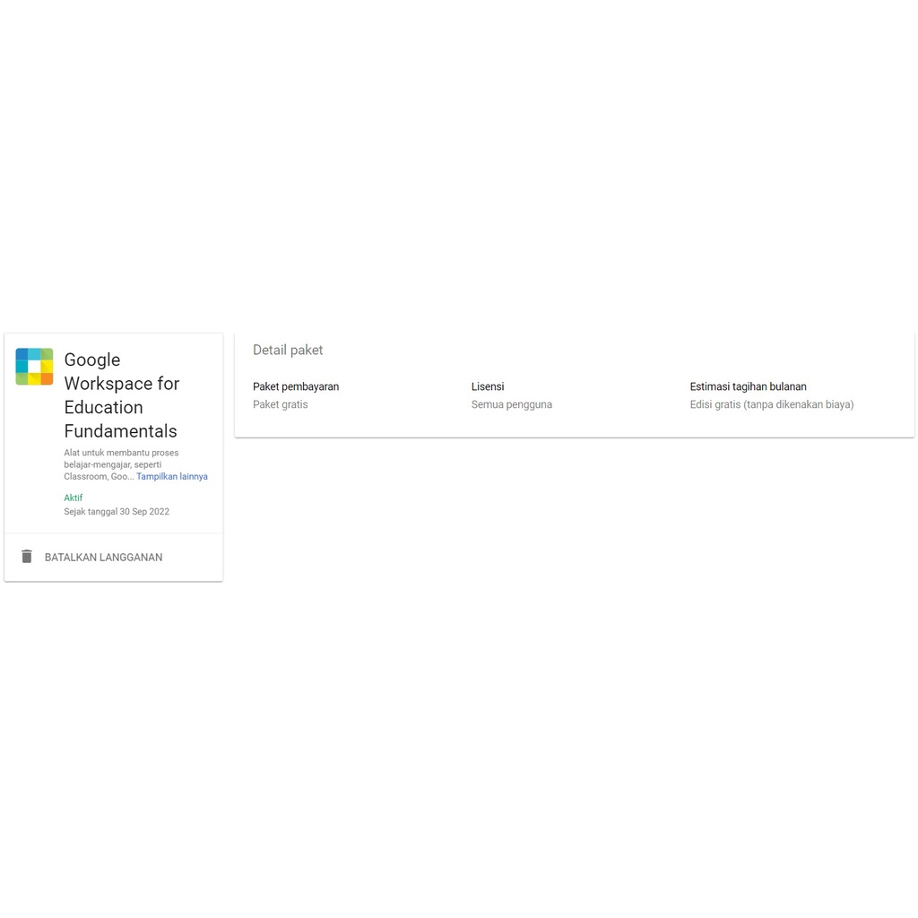 Jual Fresh Gsuite Workspace Super Admin 10K User Education - Digital Milenial | Shopee Indonesia