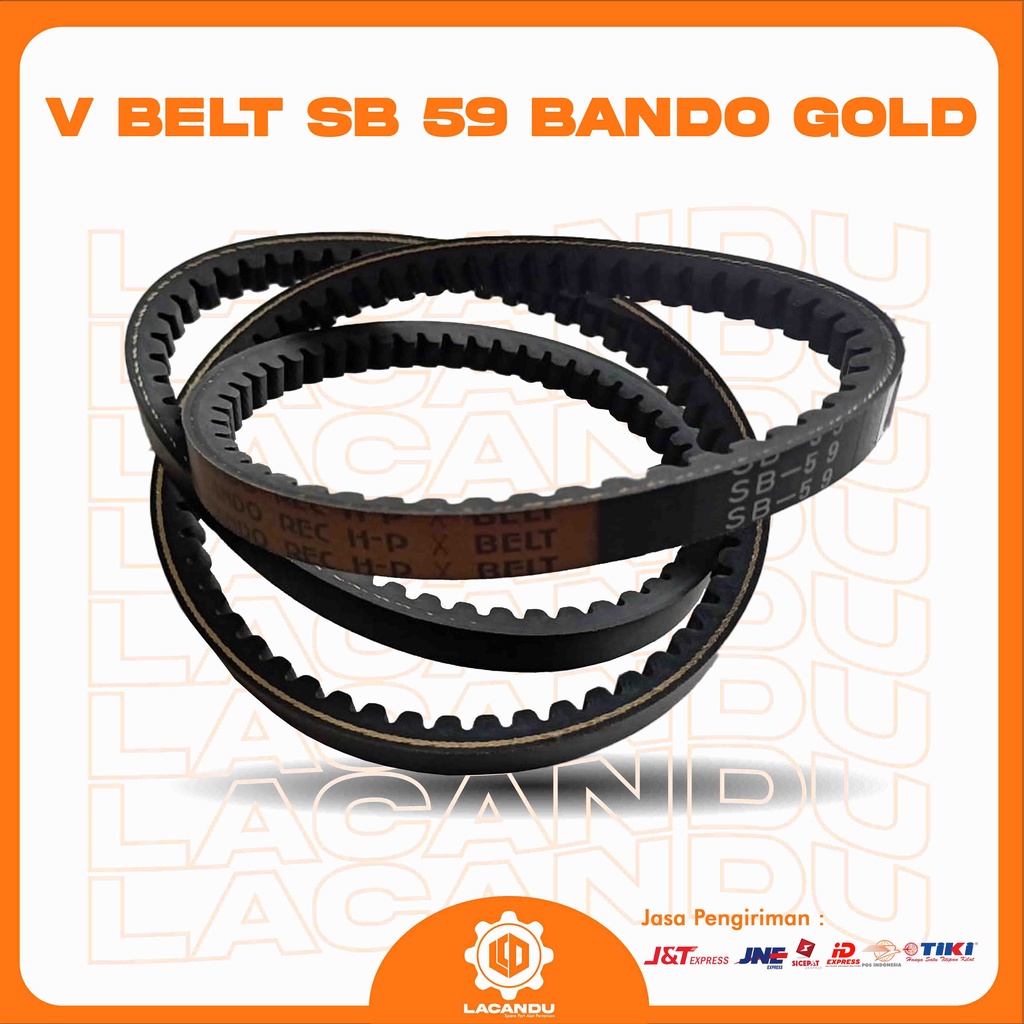 Jual V BELT SB 59 BANDO GOLD for COMBINE HARVESTER LACANDU PART ...