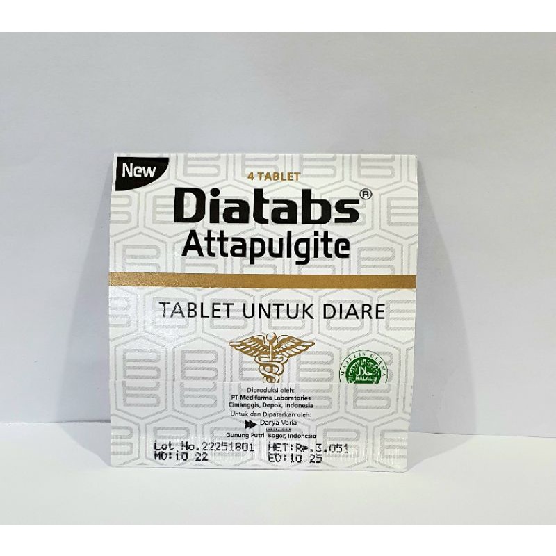 Jual New Diatabs strip isi 4 tablet | Shopee Indonesia