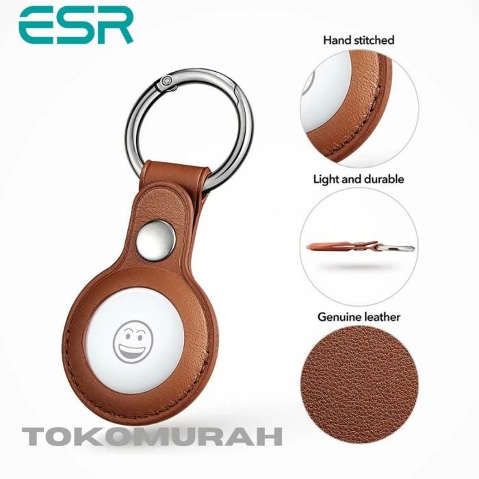 Jual Casing Airtag 2021 Cover Metro Leather Keychain Case Esr Original ...