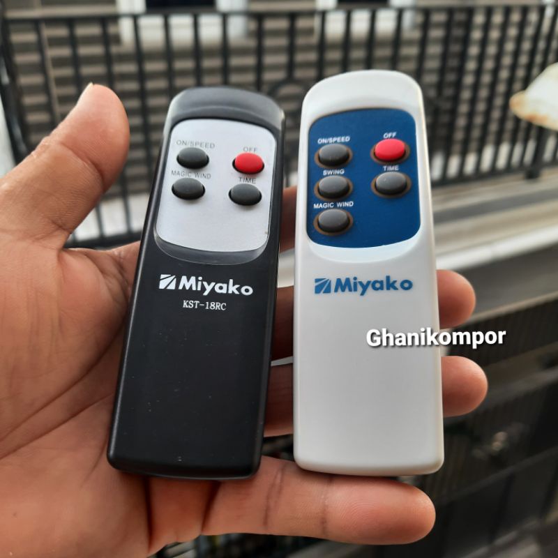 Jual Remot kipas angin miyako Original Tjr 101 kaw 1689 dan kst 18 rc ...