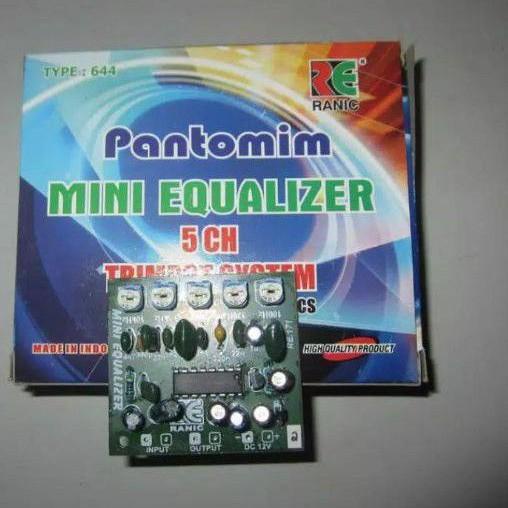 Jual idMm3M7--kit audio equalizer mini 5 channel mono type 644 trimpot ...