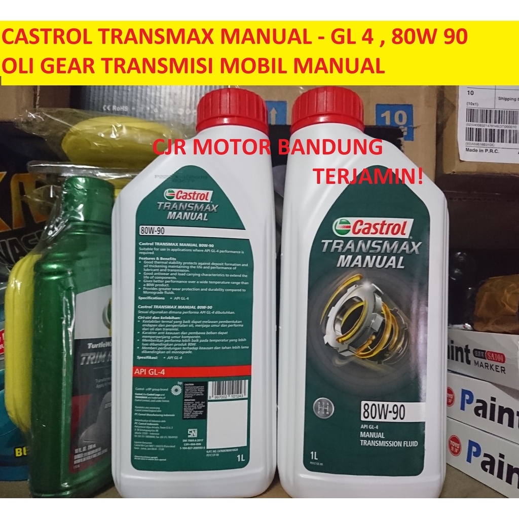 Jual Castrol Transmax 1L 80W 90 GL4 Oli Transmisi Manual Gear Mobil OLI ...