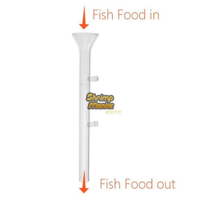 Jual Baru Shrimp Feeding Pointer Tube BAHAN KACA / Bottom Feeder Tube ...