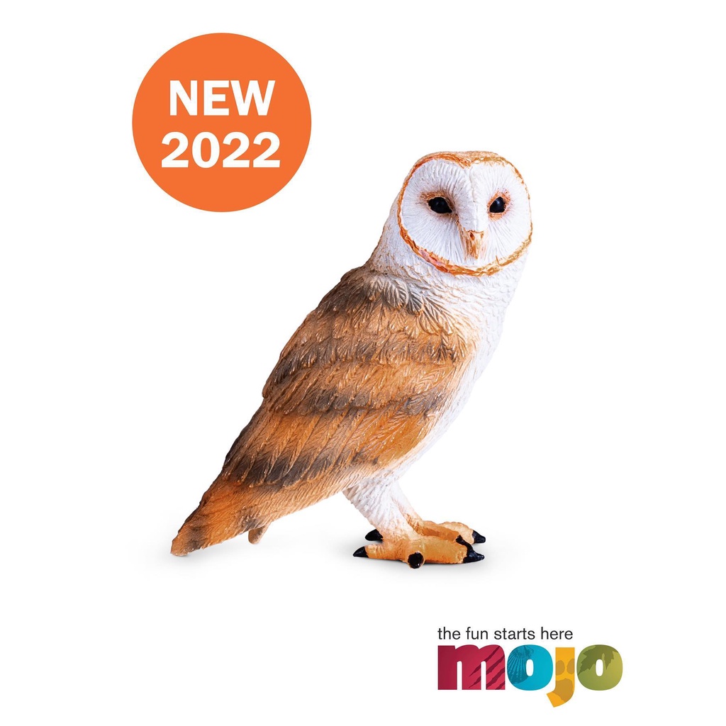 Jual Mojo Barn Owl | Animal Figurine Barn Owl / Mainan Miniatur Burung ...