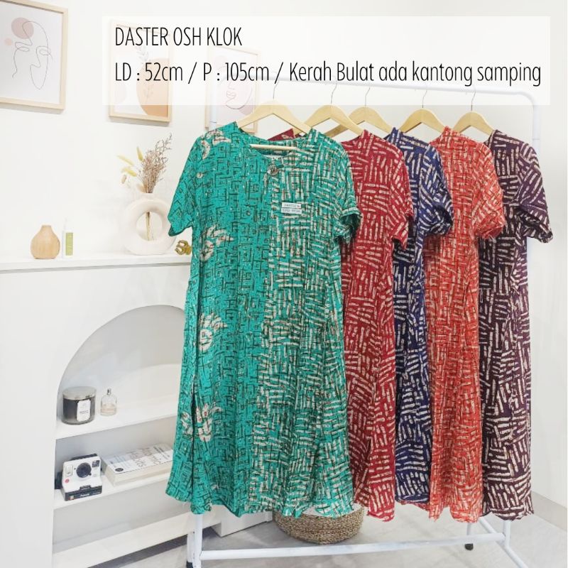 Jual Daster Klok Batik Cetak Oshin / Daster Batik Payung / Daster ...