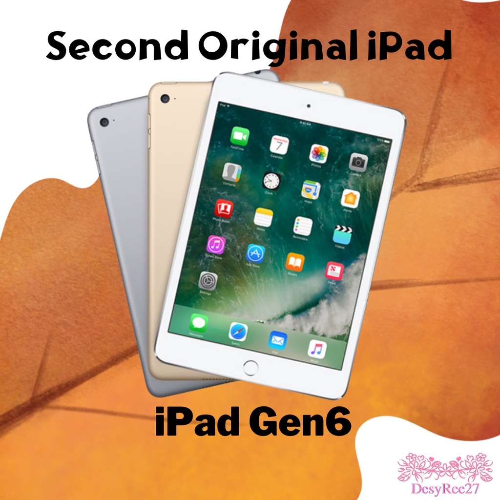 Jual iPad Generasi 6 32GB // 64GB // 128GB iPad Second Original ...